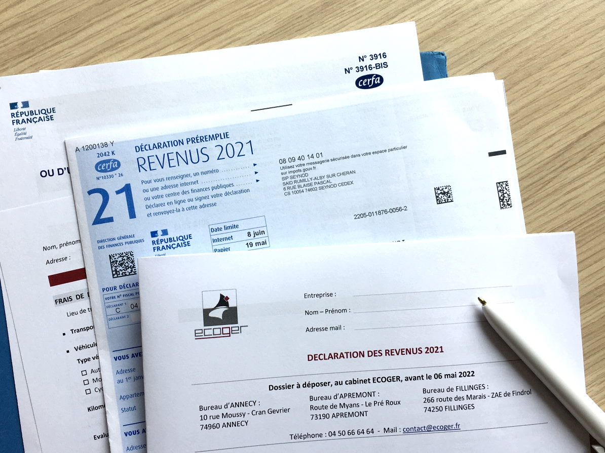 Déclaration de revenus 2021 – ECOGER Déclaration de revenus 2021 – ECOGER